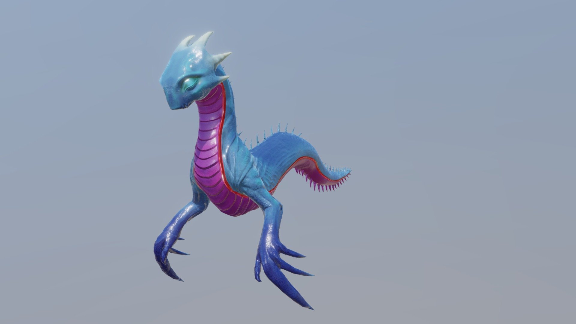 wip sea creature - 3D model by Gexten (@Gexten.art) [e06f9a6] - Sketchfab