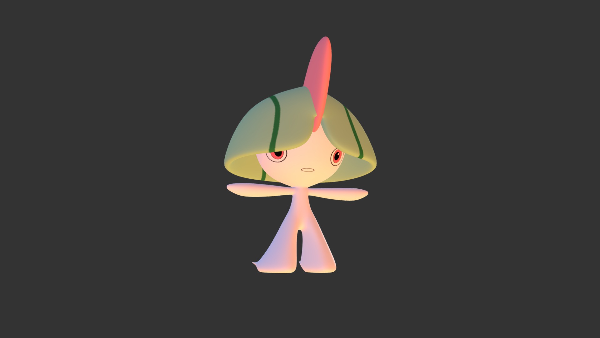 Ralts Pokemon - 3D model by marygrace.adina [e0701ed] - Sketchfab