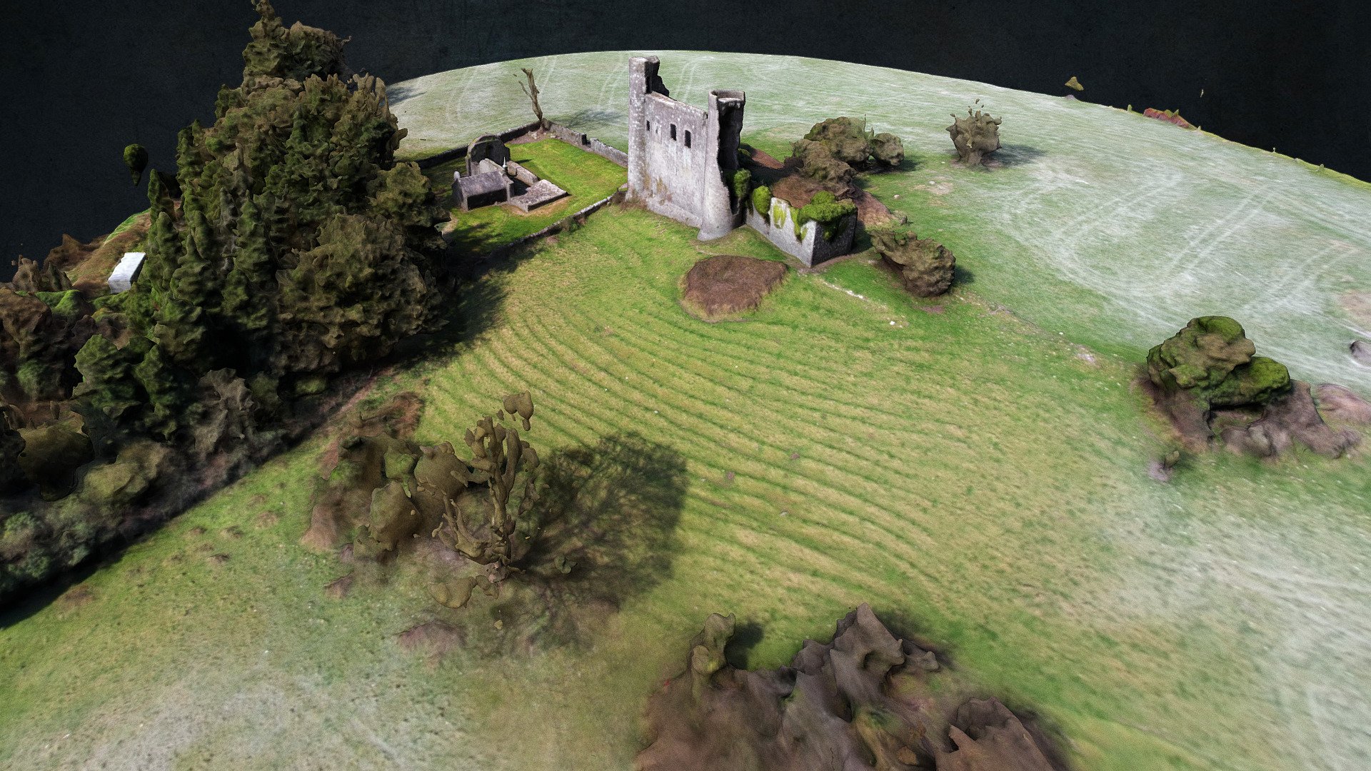 Dunmoe Castle | IRELAND - Download Free 3D model by Arqueomodel3D ...