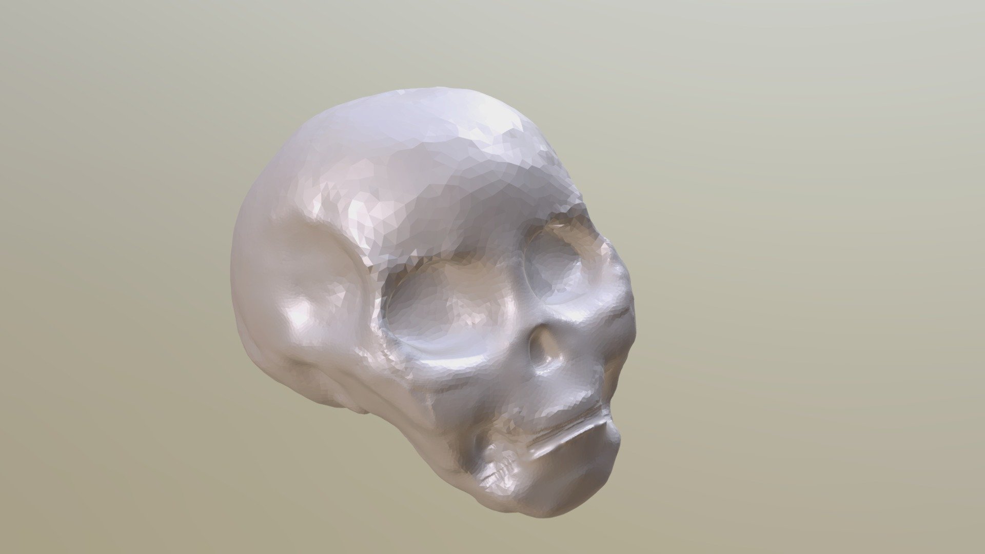 cranio tentativa 1 - 3D model by desireeelias [e0715d0] - Sketchfab