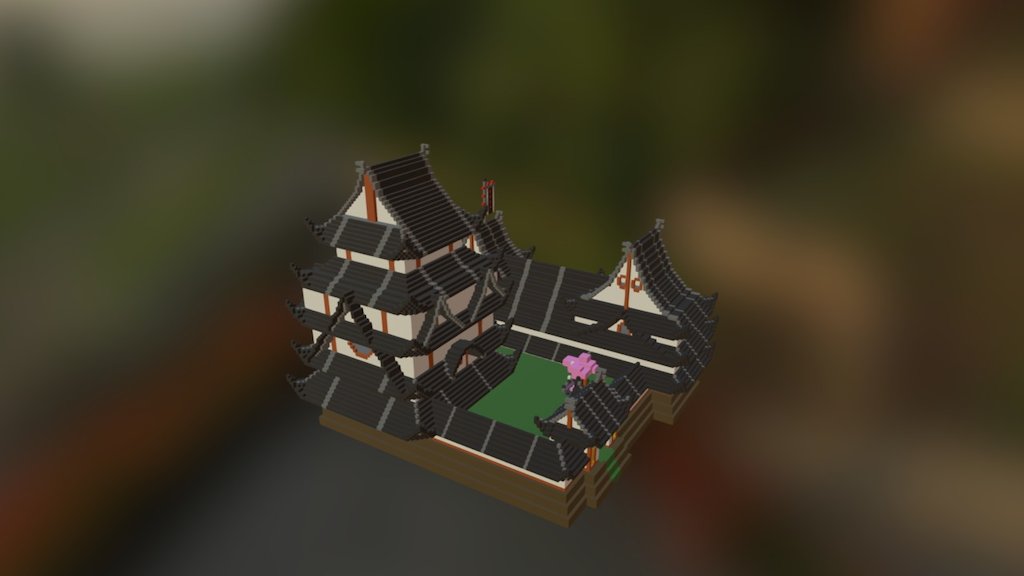 Japanese Castle - Download Free 3D model by stephenk232 [e071c60 ...