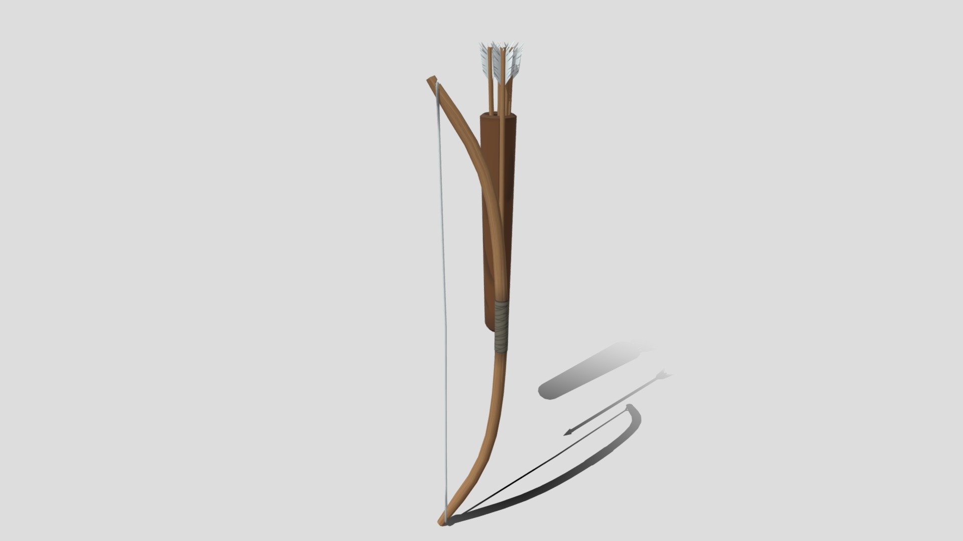 tribal bow - 3D model by khailchips [e071f34] - Sketchfab