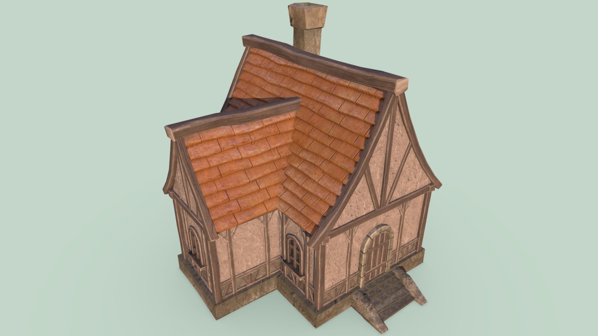 Medieval building - 3D model by Crazy_8 (@korboleevd) [e073168] - Sketchfab