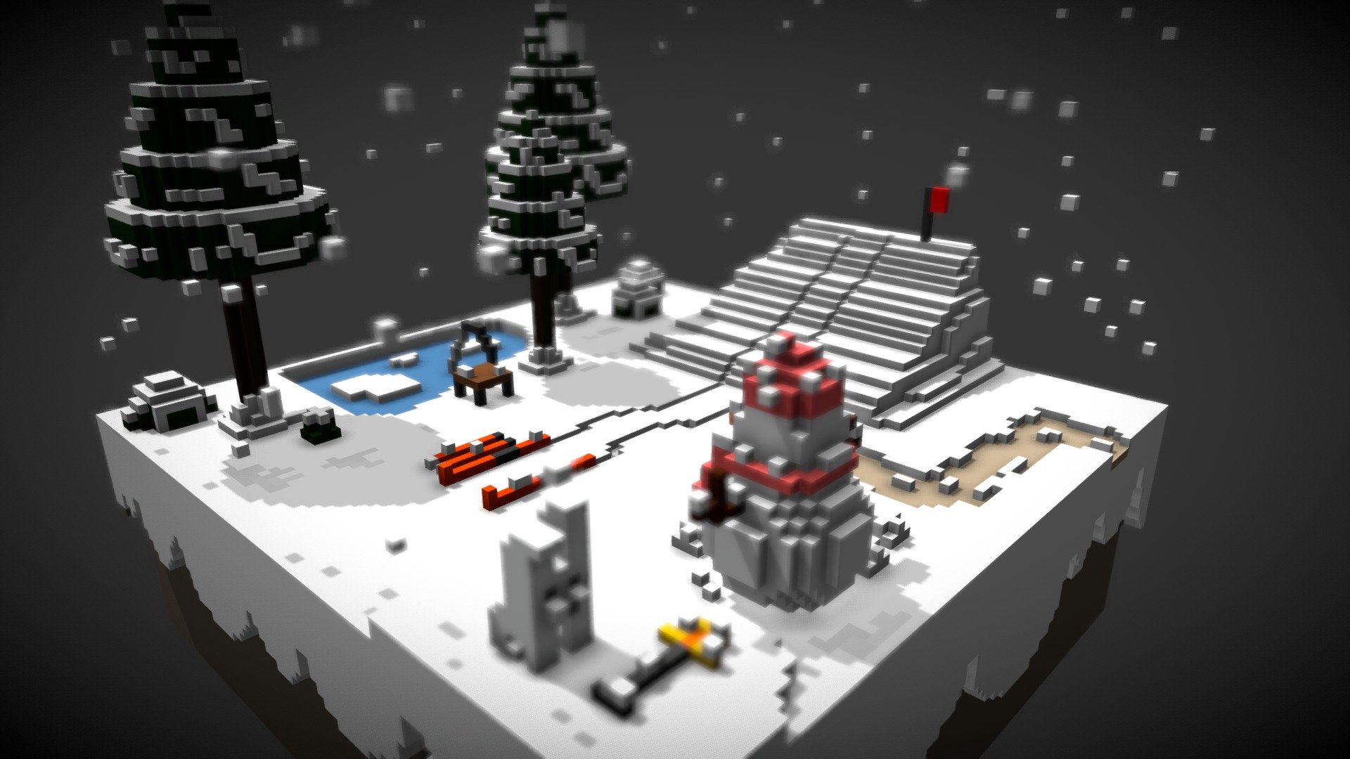 Winter - 3D model by Sherry (@vivia88688547) [e074723] - Sketchfab