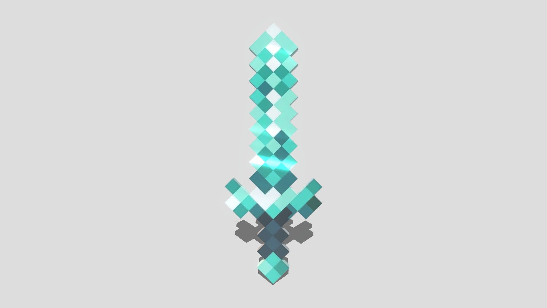 Diamond Sword - 3D model by Archmeides [e0750e7] - Sketchfab