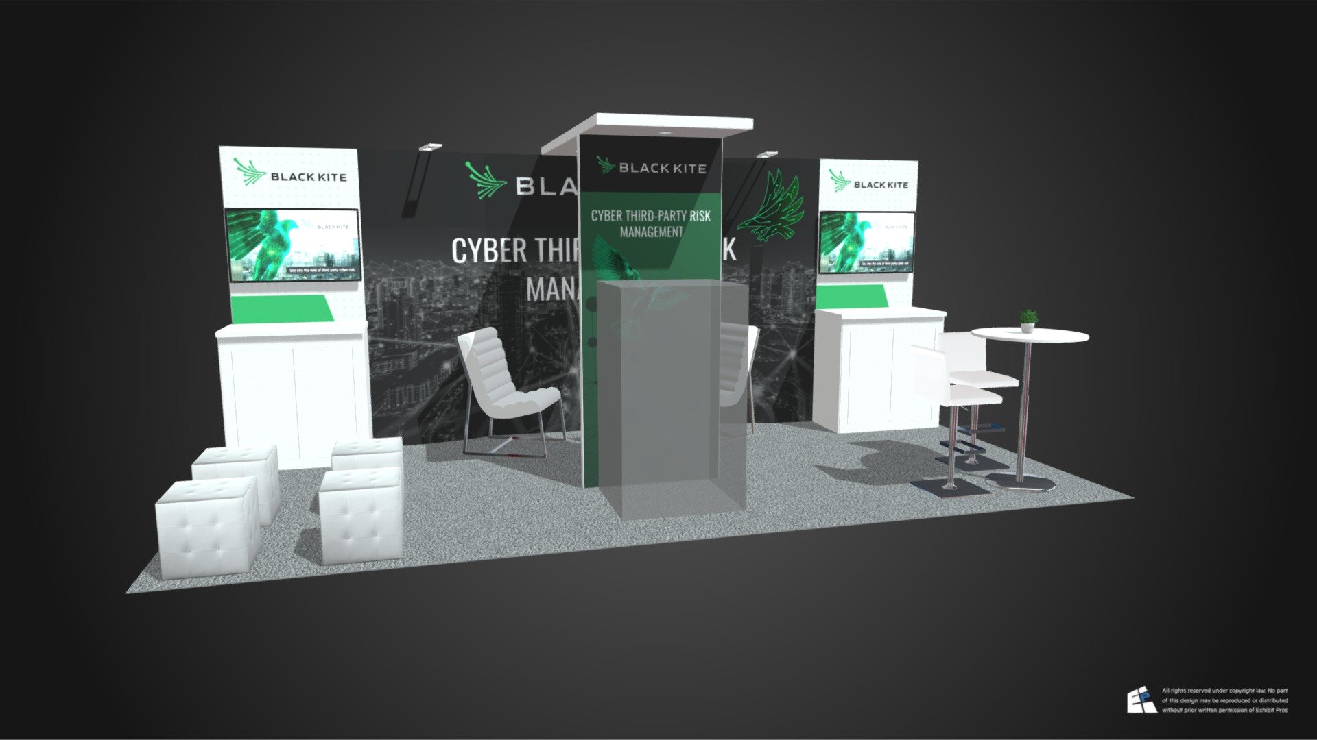 booth - 3D model by EP (@ExhibitP) [e077ac6] - Sketchfab