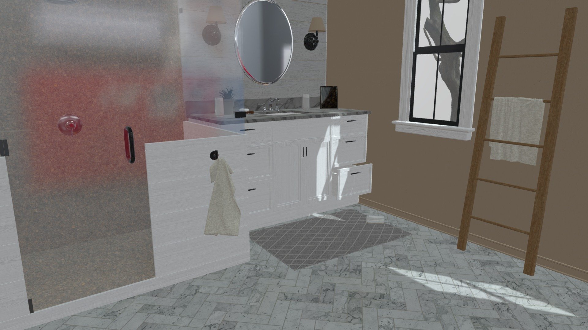 Bathroom - 3D model by Amy K (@SuperSecretSteef) [e0787f3] - Sketchfab
