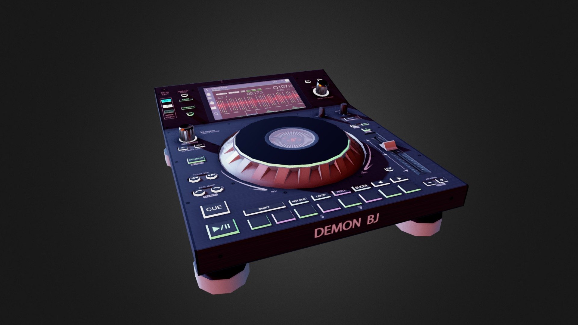 Dj - 3D model by Bazavan Laurentiu (@BazavanLaurentiu) [e078f0d ...