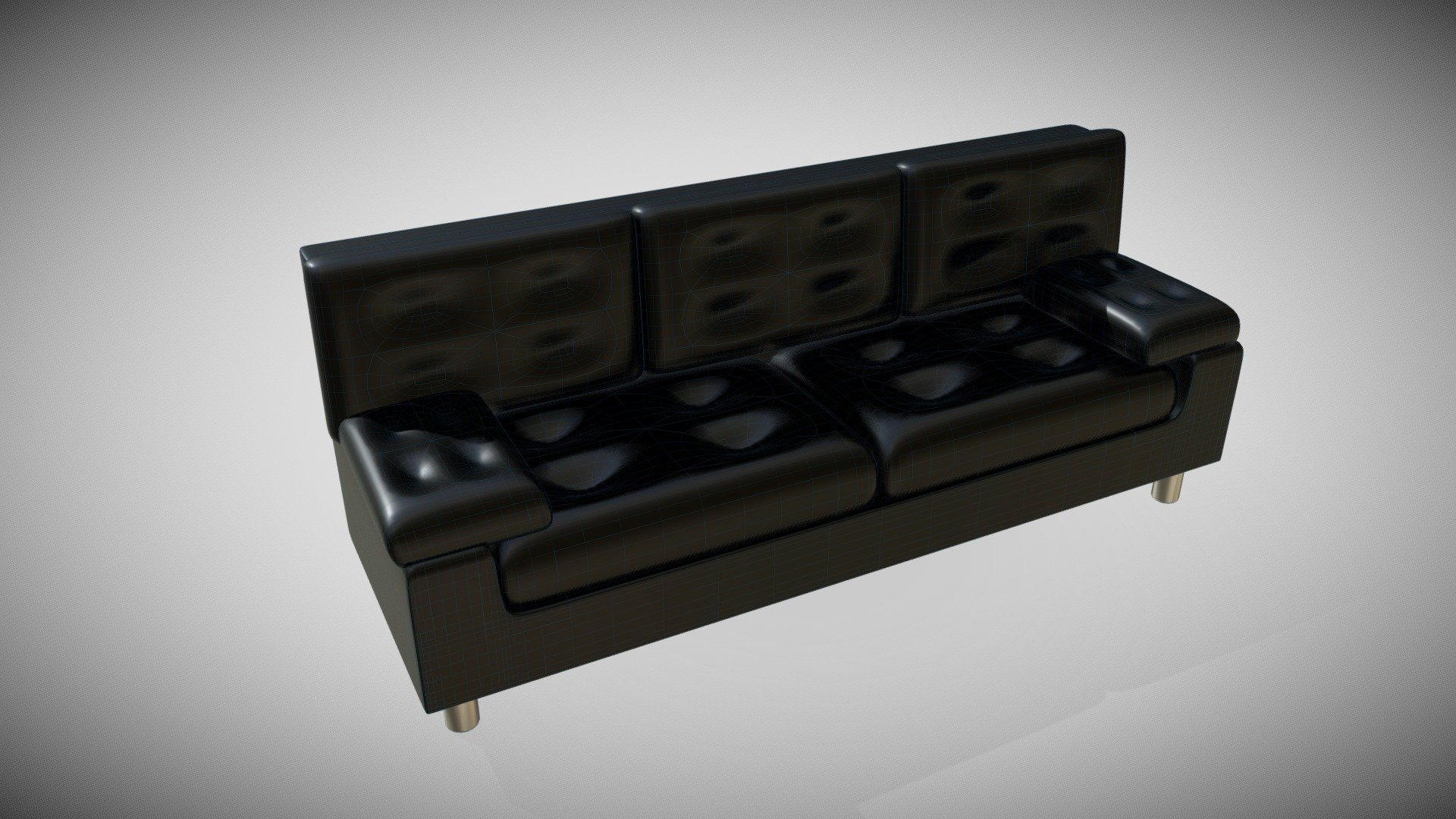 Modern Couch - Download Free 3D model by sudeepsingh [e07980e] - Sketchfab