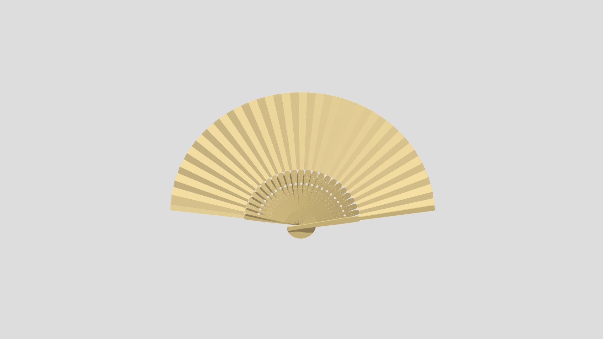 Hand Fan (low poly) - Download Free 3D model by Akimkhan [e07a010 ...