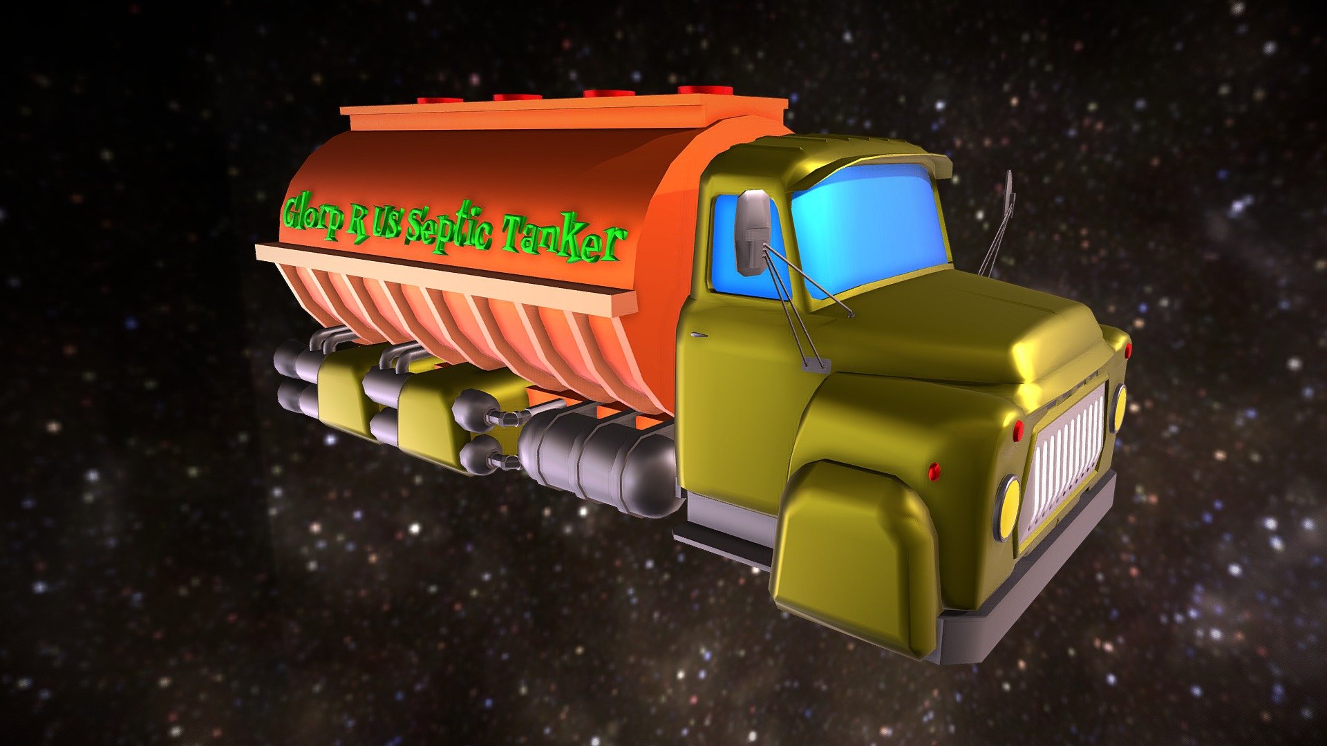 Glorp R Us Septic Tanker - Download Free 3D model by Binkley ...