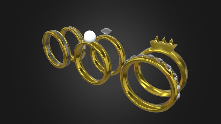 Jewelry-rings 3D models - Sketchfab
