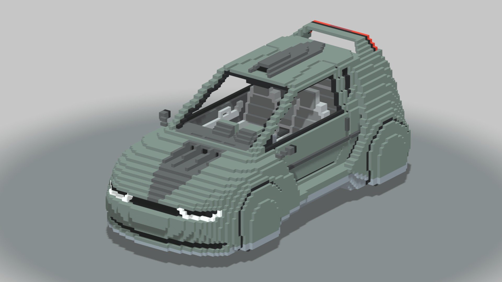 Voxel Sci-Fi Car - Buy Royalty Free 3D model by SHUBBAK [e07e1ad ...