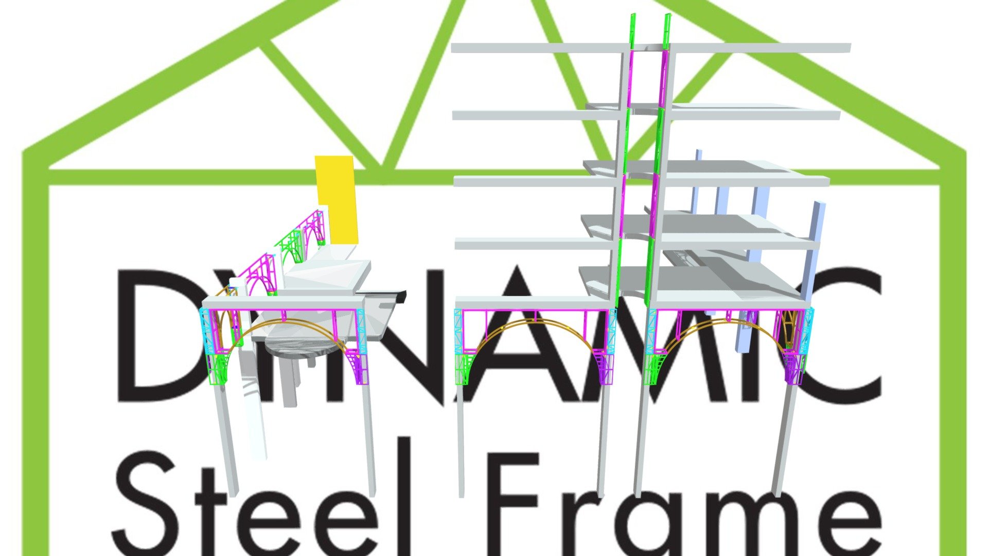 DSF3349 Arch Infill Frames - 3D model by Dynamic Steel Frame ...
