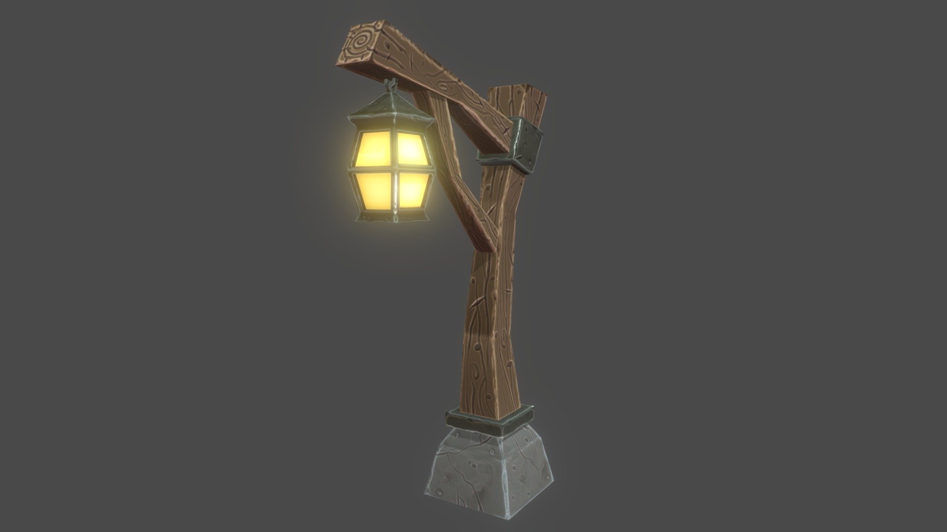 Stylized lamp lowpoly - 3D model by cn66 [e08033e] - Sketchfab
