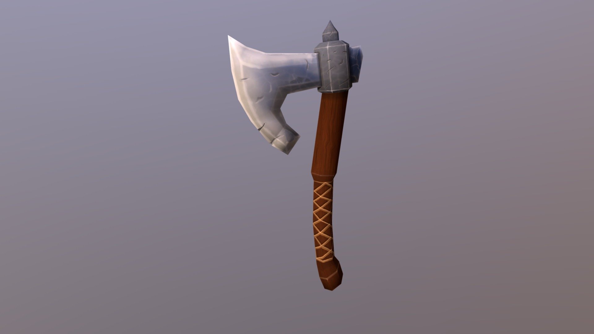 Low poly hand axe - 3D model by vizkenonline [e080c6d] - Sketchfab