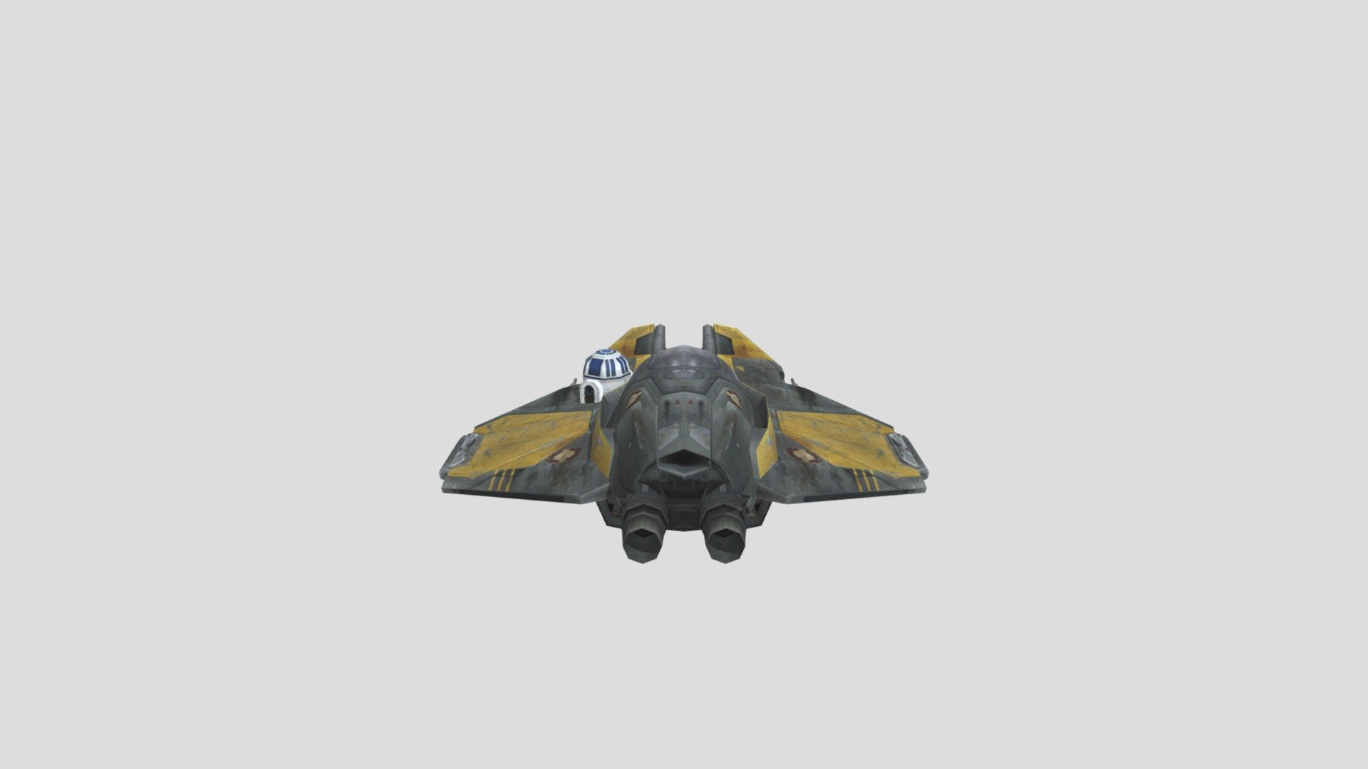 Star Wars Battlefront 2 - Republic Interceptor - Download Free 3D model ...