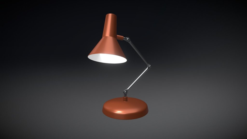 table lamp animated - 3D model by 3dmetropolia [e082800] - Sketchfab