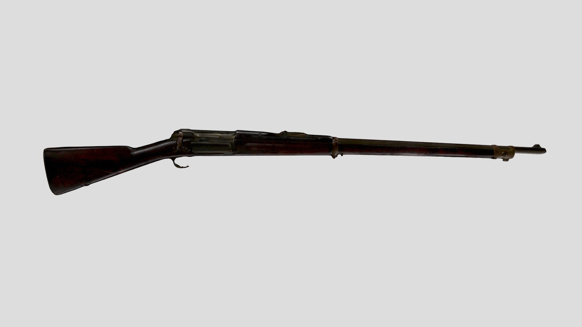 Model 1898 Krag–Jørgensen - 3D model by mluther [e0829a1] - Sketchfab