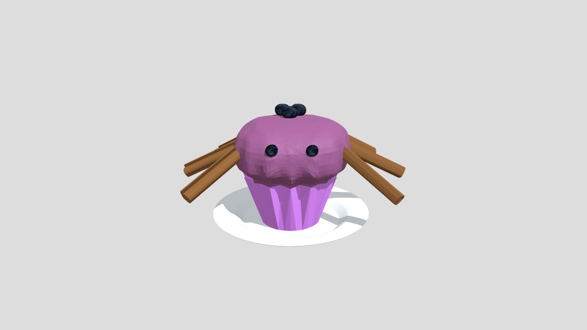 Spider Muffin - Download Free 3D model by trantheanh [e0834c9] - Sketchfab