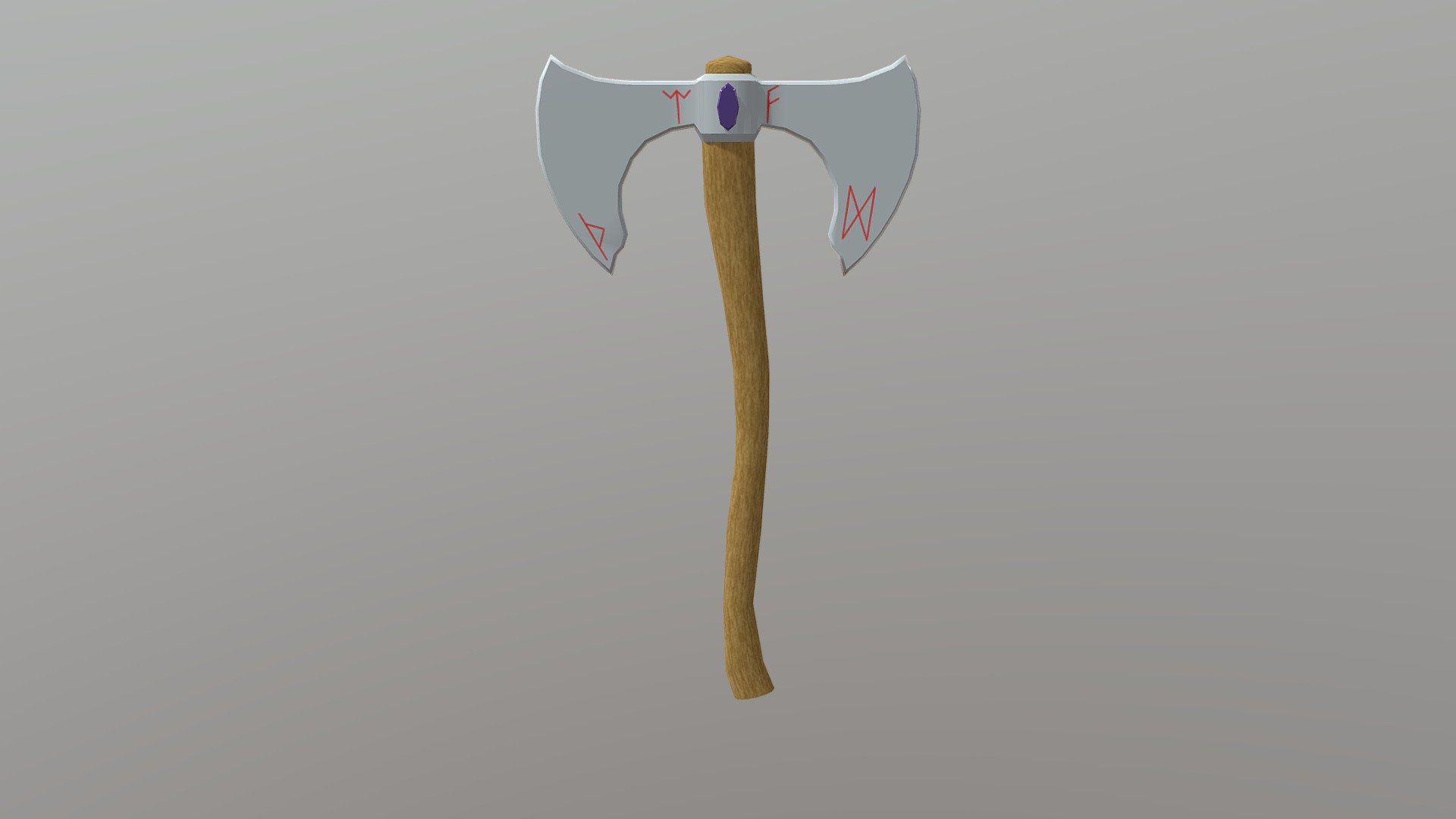 Hand-Painted Fantasy Styled Axe - 3D model by Samuel Banks ...