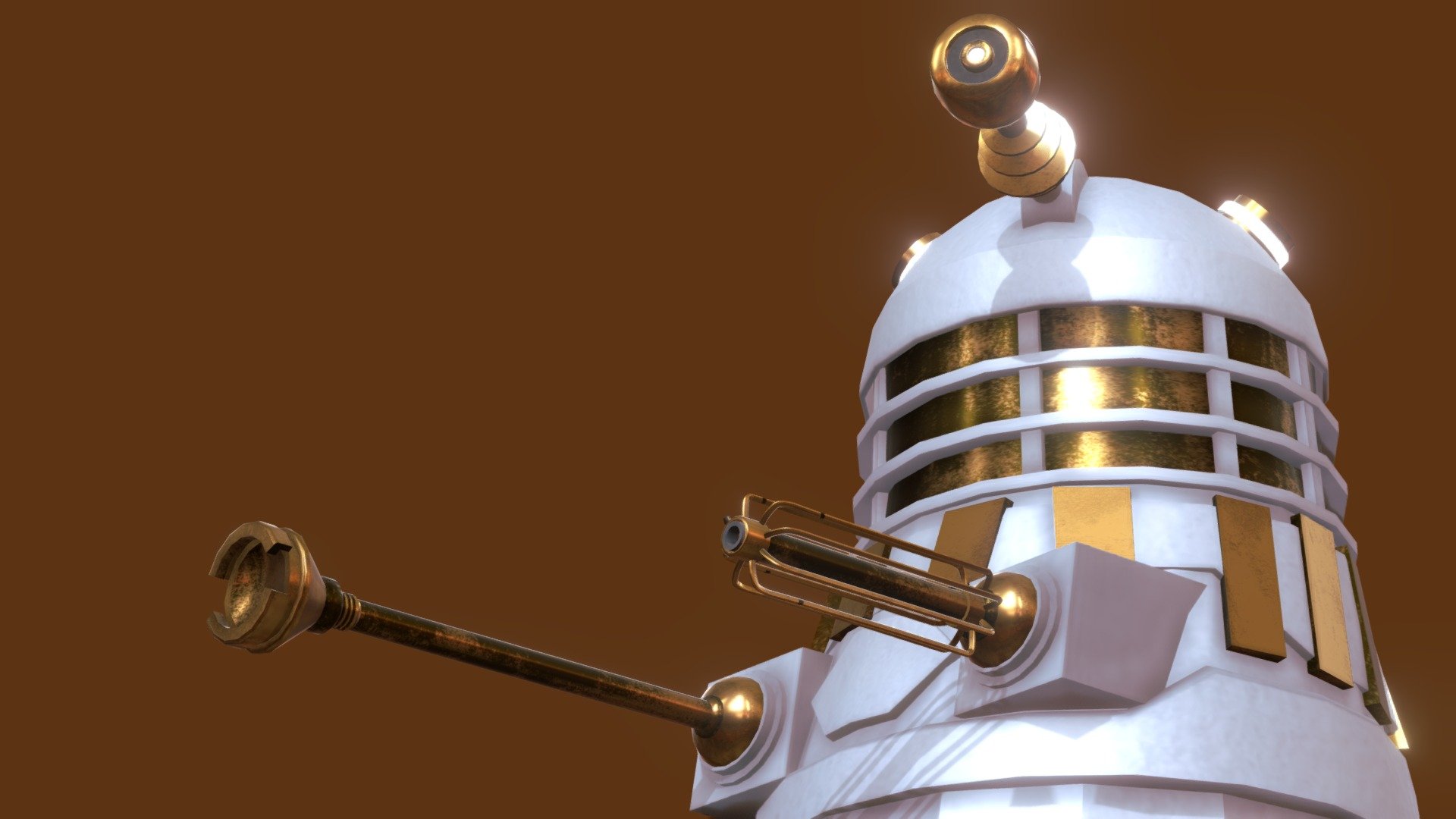 Imperial Dalek (Maya/Substance) - 3D model by LeozUniverse ...