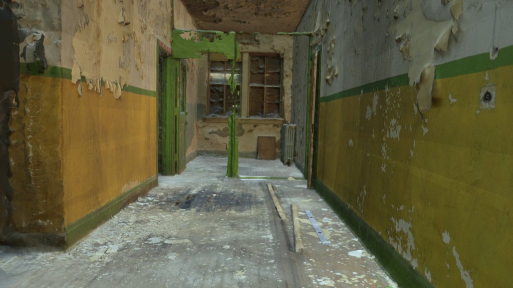 Hallway (Very Low Res) - 3D model by cmcfadden [e085ac8] - Sketchfab