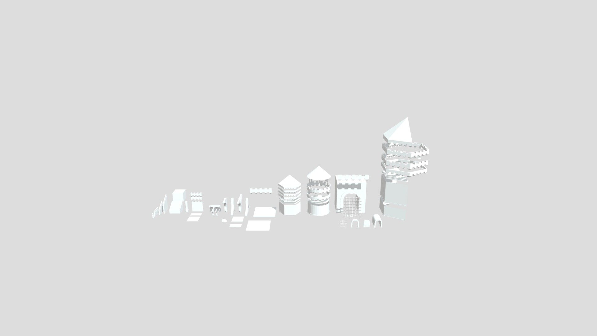 Medieval Modular kit - 3D model by Jake Fitzakerley (@Jakefitz127 ...