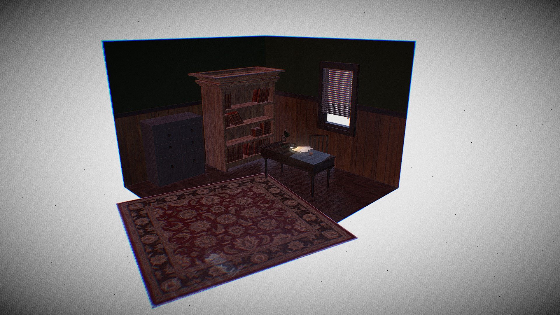 Detective's office - 3D model by skumbriya [e088bf2] - Sketchfab