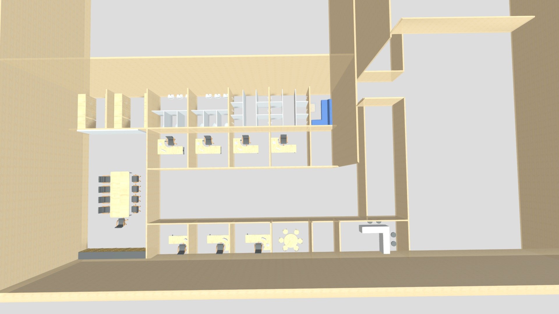 CLT Production Hall Plan - Download Free 3D model by Vlad (@vlad1988 ...