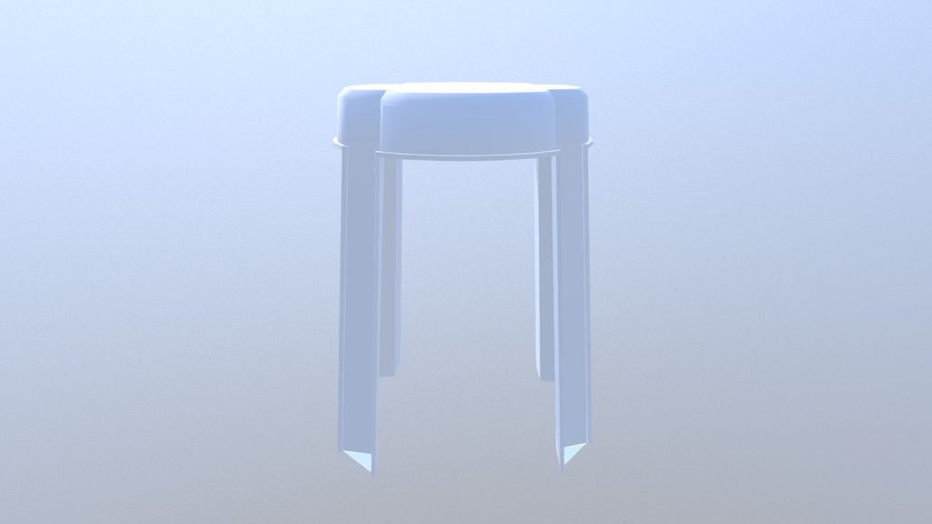 Plastic stool - 3D model by budd [e089439] - Sketchfab