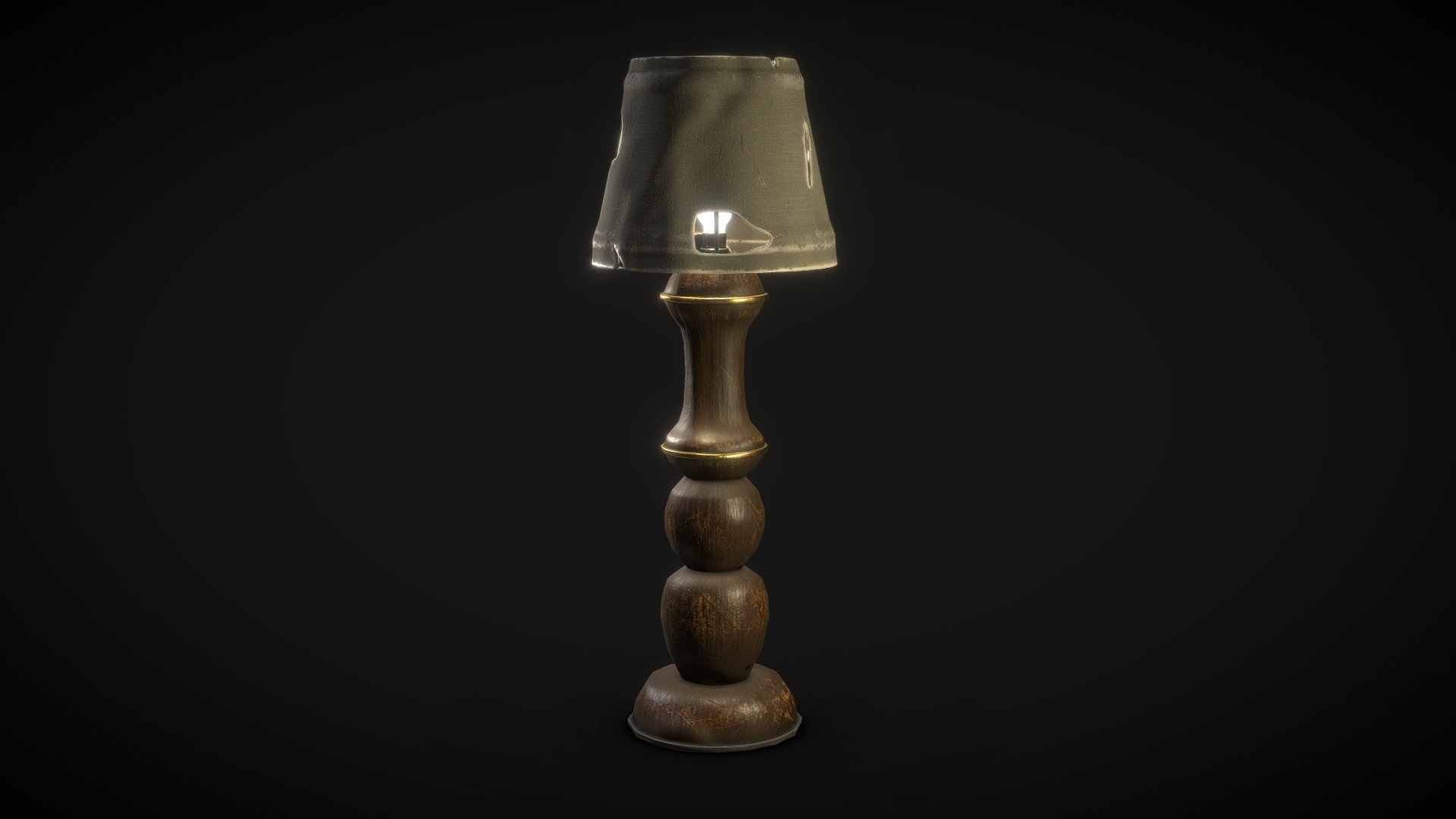 Old Lamp - 3D model by Shedmon [e08b27f] - Sketchfab