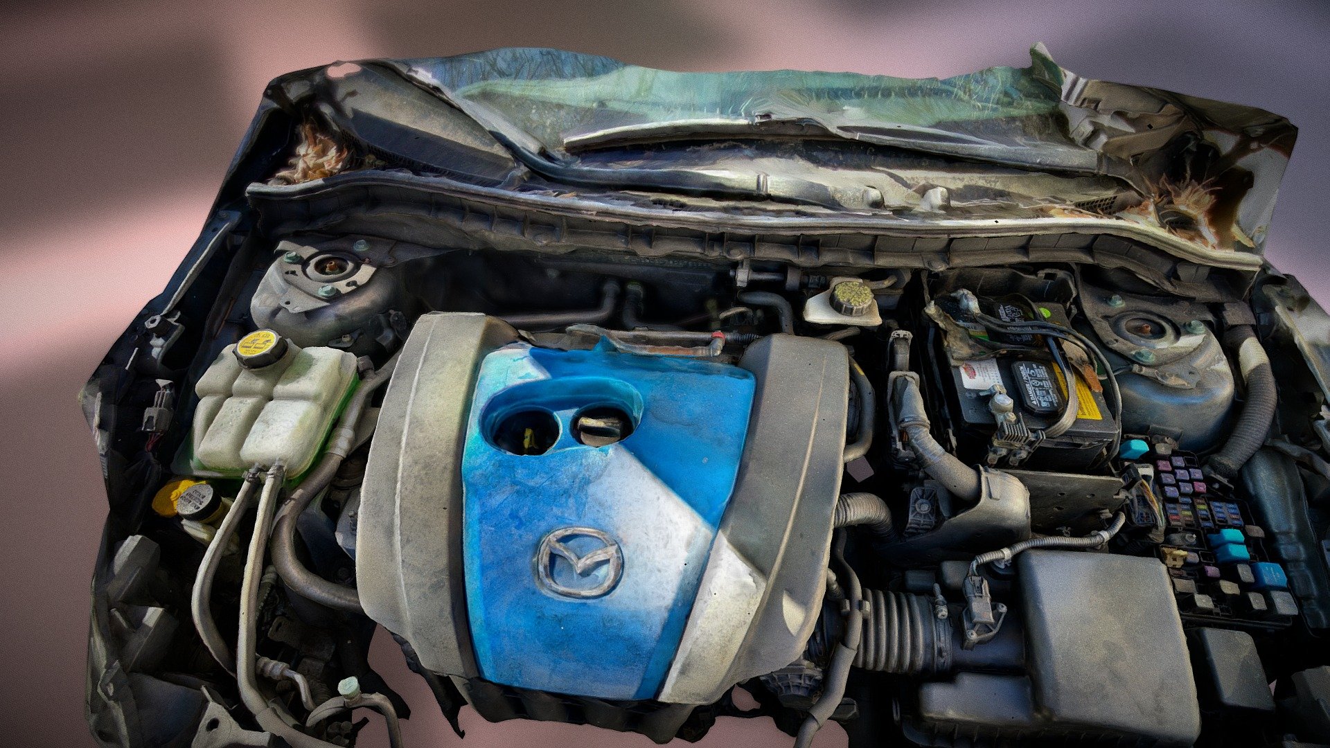 Mazda 3 | Covered Engine Bay (Photogrammetry) - Download Free 3D model ...