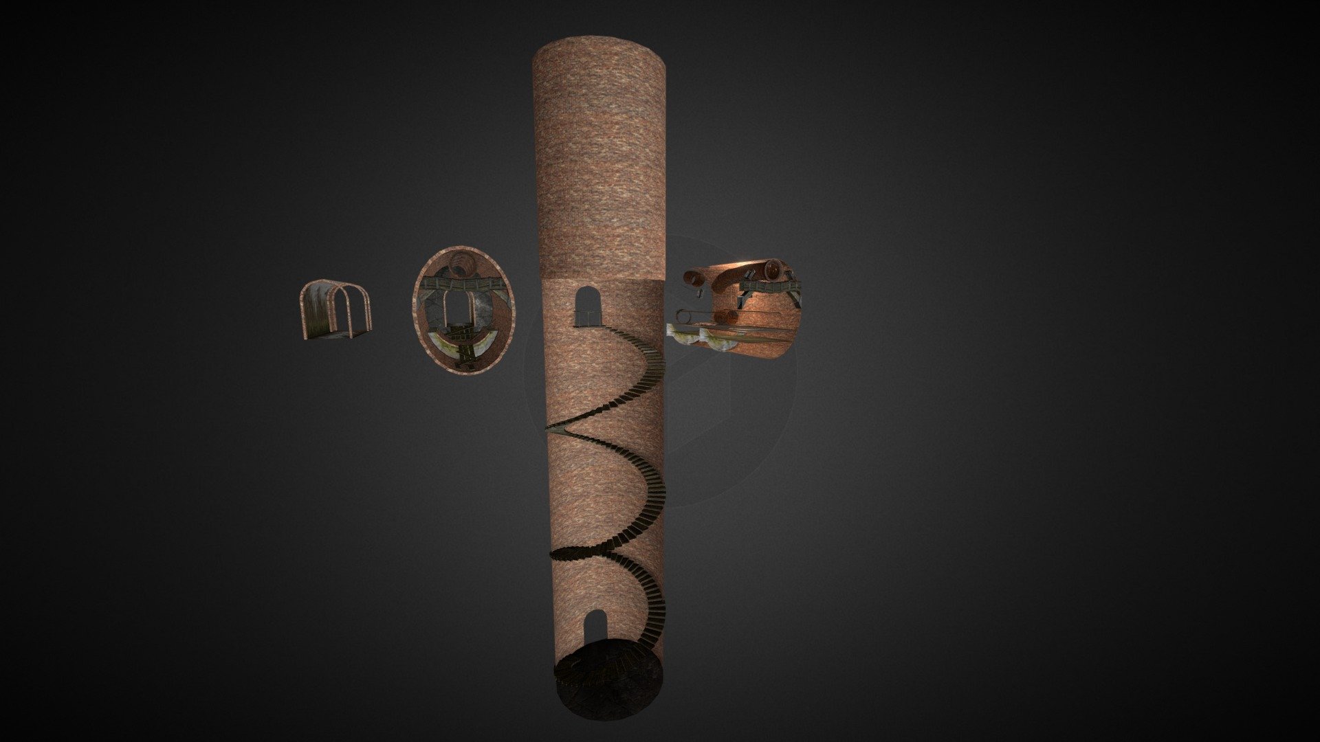 Sewer. Modular environment. Part2 - Buy Royalty Free 3D model by ...
