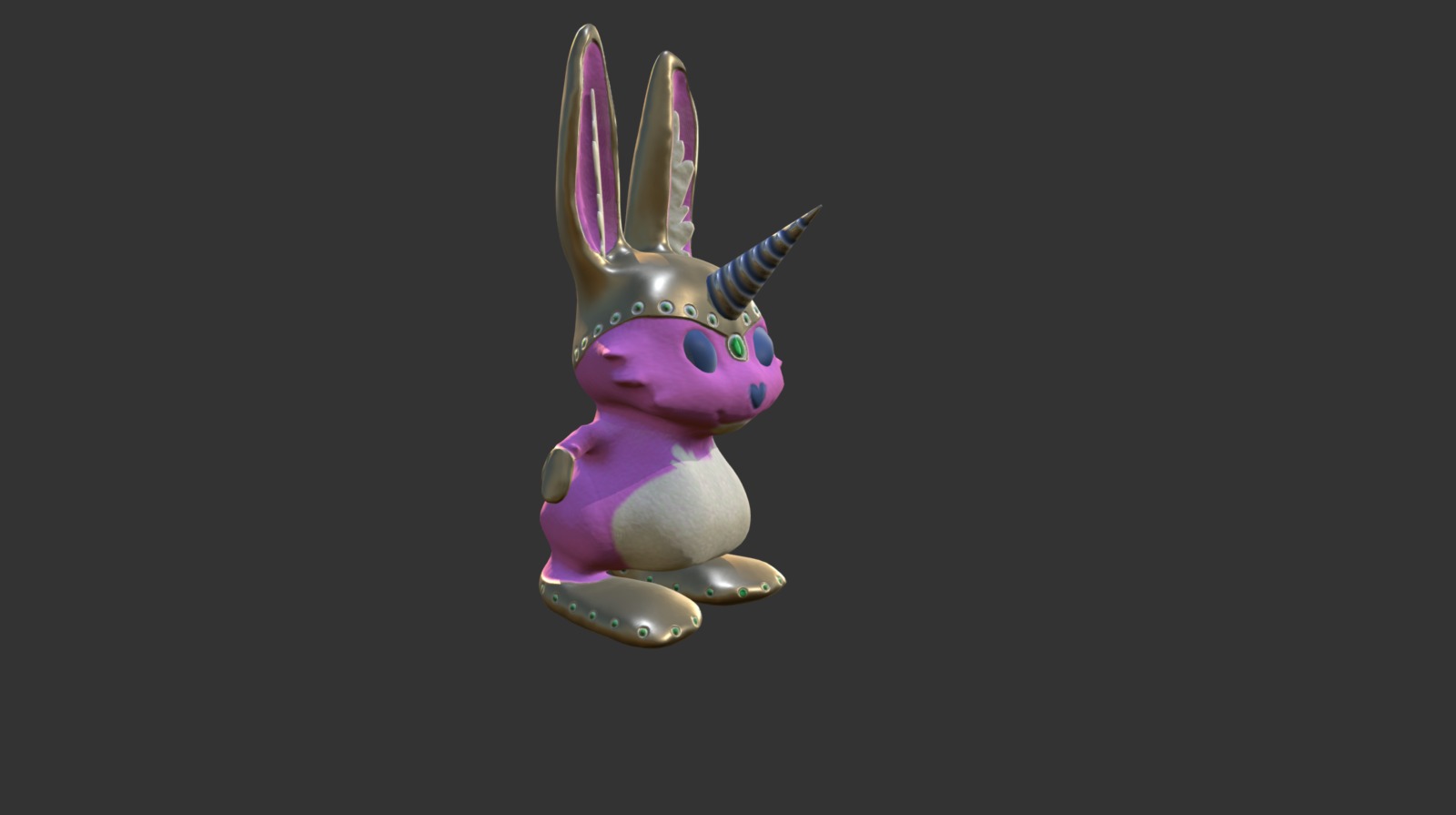 Uno rabbit armored - 3D model by Jacob Burke (@comatos) [e090210 ...