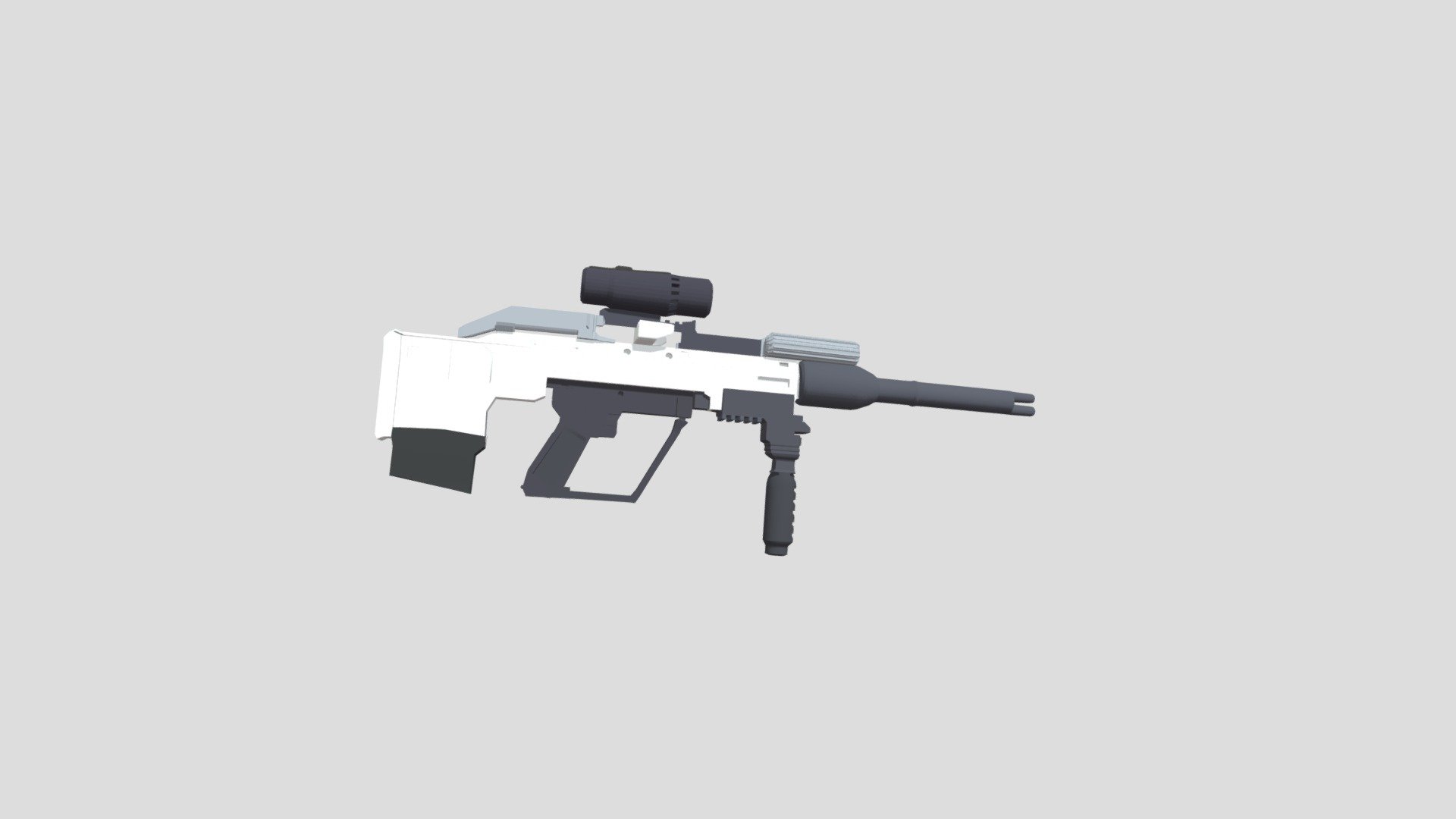 A weapon from the future, an assault rifle - 3D model by I'm not a crab ...