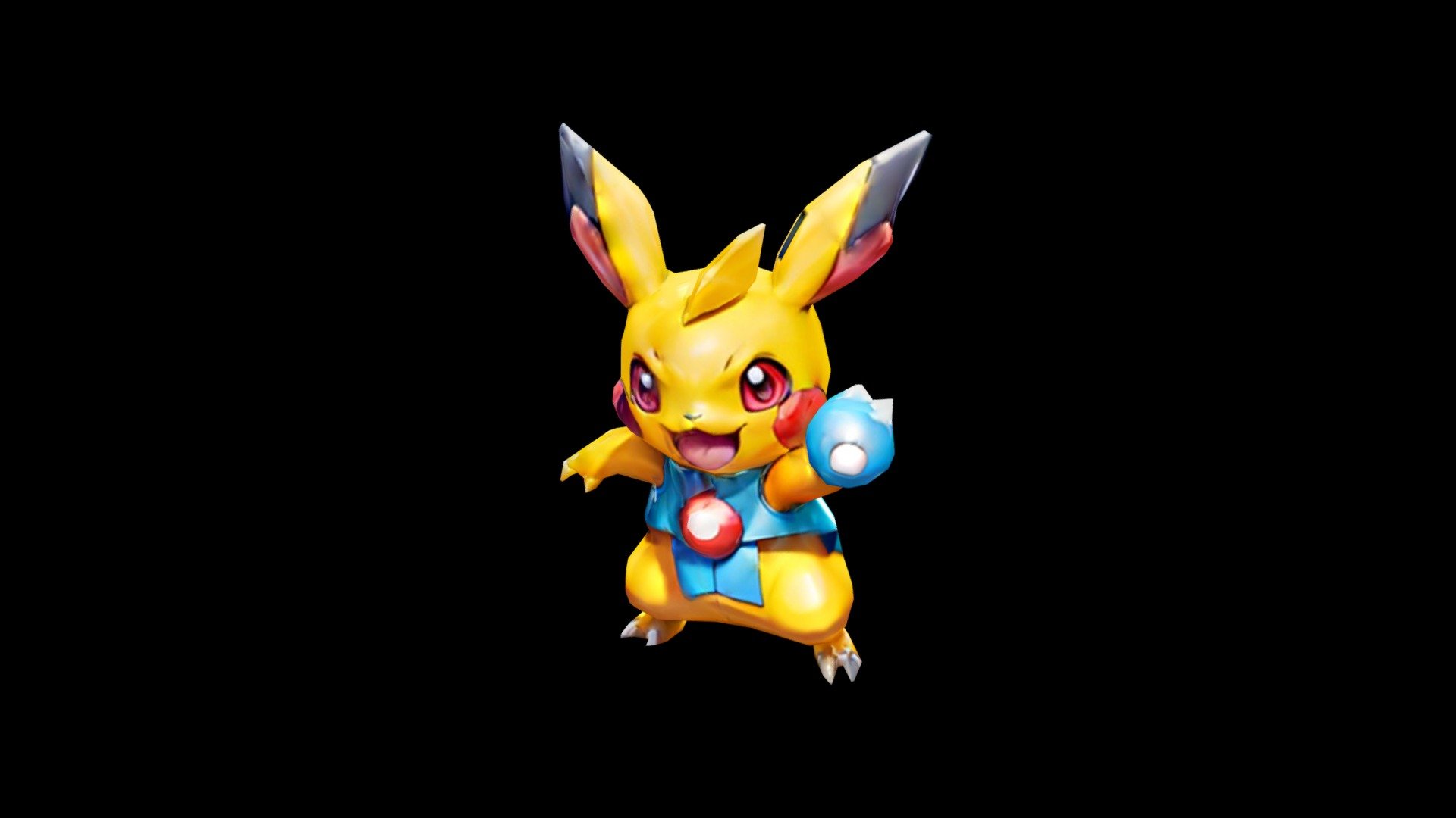 "Yellow Happy Cartoon Fawn in Nature" Cartoon Ve - Download Free 3D ...