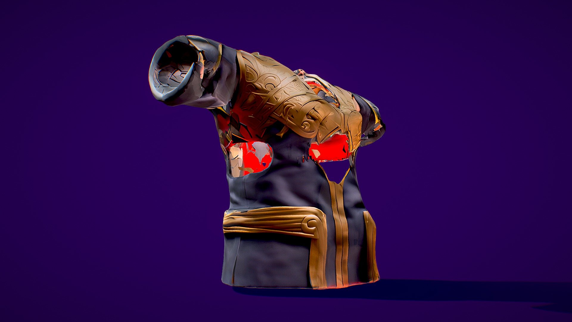 Mortal Kombat chest armor - Download Free 3D model by Verticle [e091881 ...