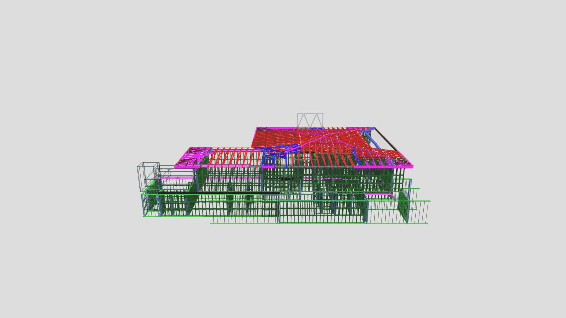 McD - 27 Esp - Roof Prelim Quote Model - 3D model by MBPrefab [e0924ce ...