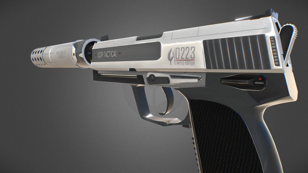 USP-S | LIMITED EDITION - 3D model by bymerpro [e093968] - Sketchfab