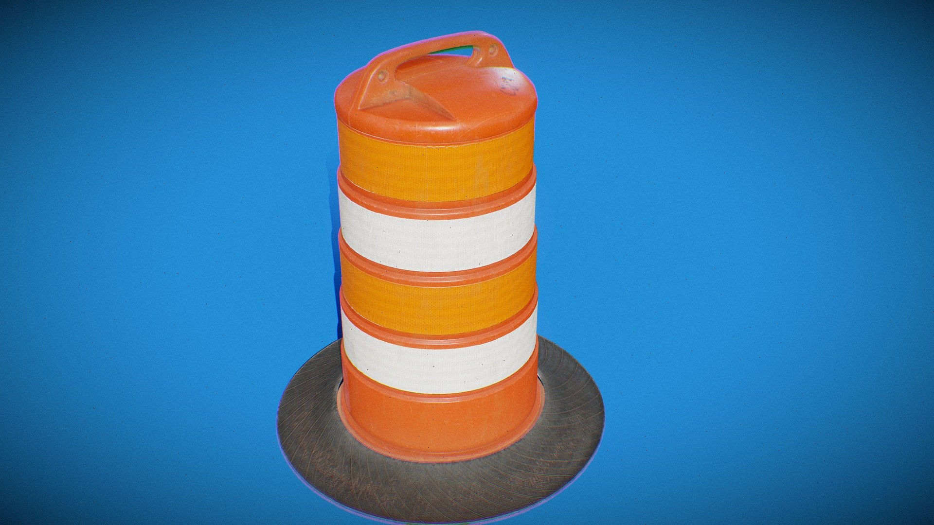 Traffic Barrel - Buy Royalty Free 3D model by Serhii3D [e095cbd ...