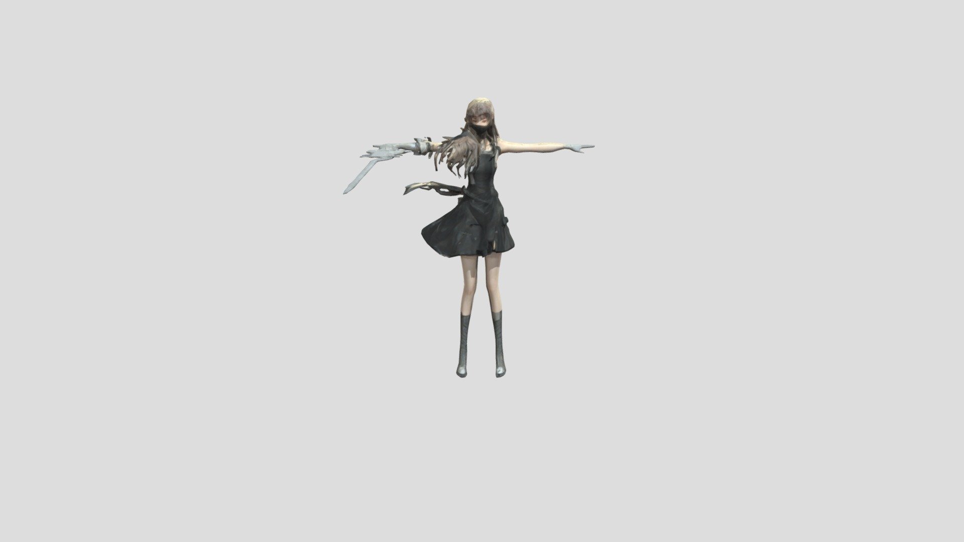Blade of Shadows (Low Poly) - 3D model by Curry (@reaper12xx) [e096b39 ...