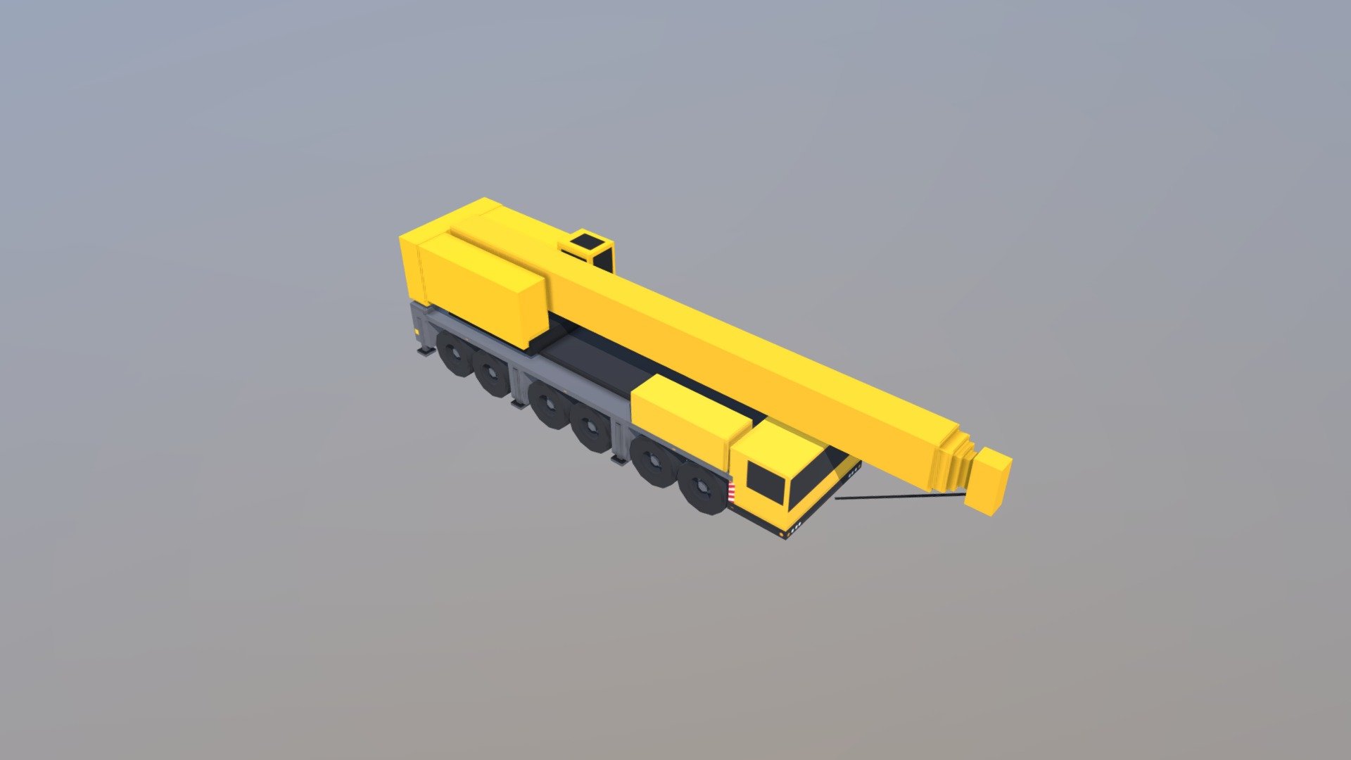 Crane Vehicle [Low-Poly] - Download Free 3D model by HanSoloSnipe ...