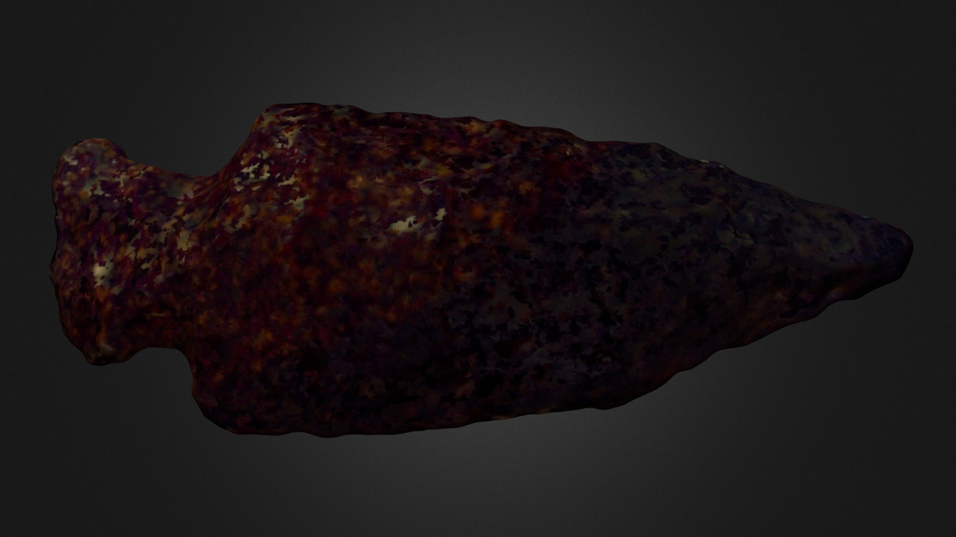 STEMMED PROJECTILE POINT - 3D model by Lakehead Anthropology ...