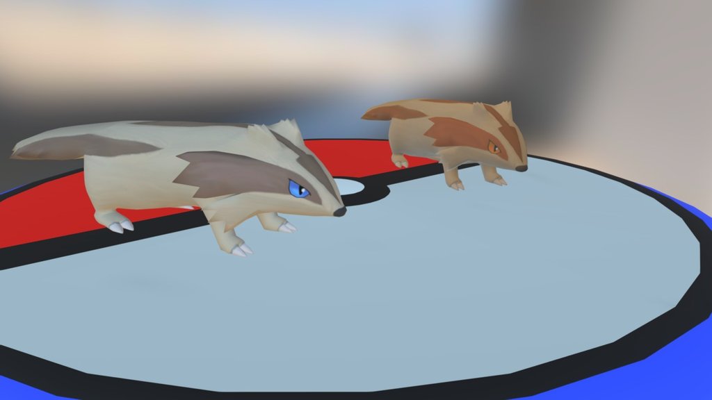Pixelmon Model - Linoone (Retextured) - 3D model by Xander ...