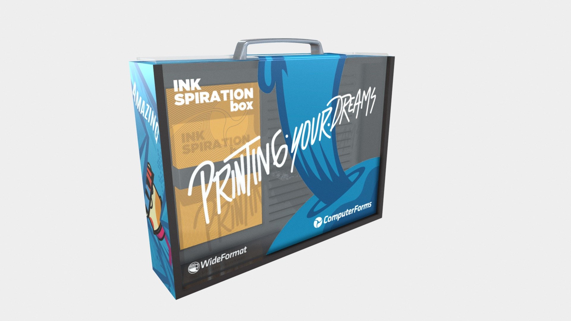 Sample Box Blue - 3D model by CreativoLAB [e097a7f] - Sketchfab