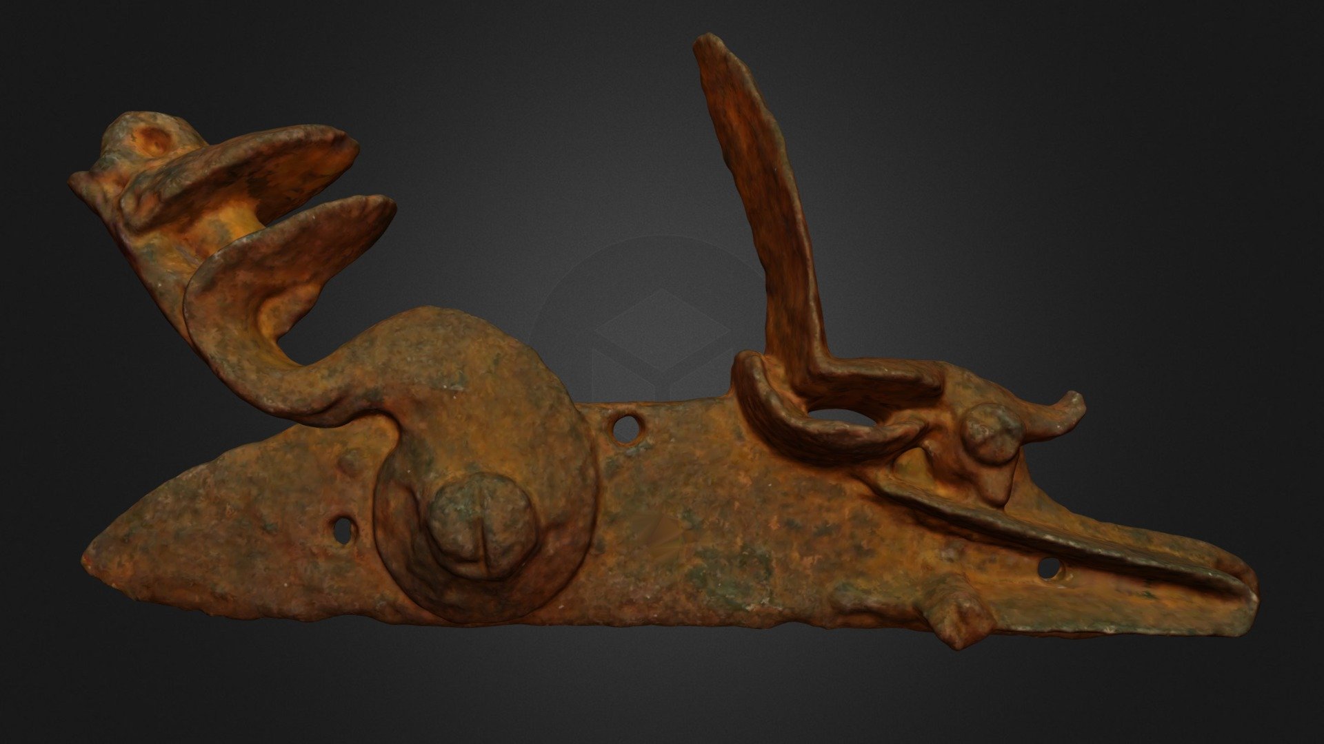 Flintlock Firing Mechanism - 3D model by Lakehead Anthropology ...