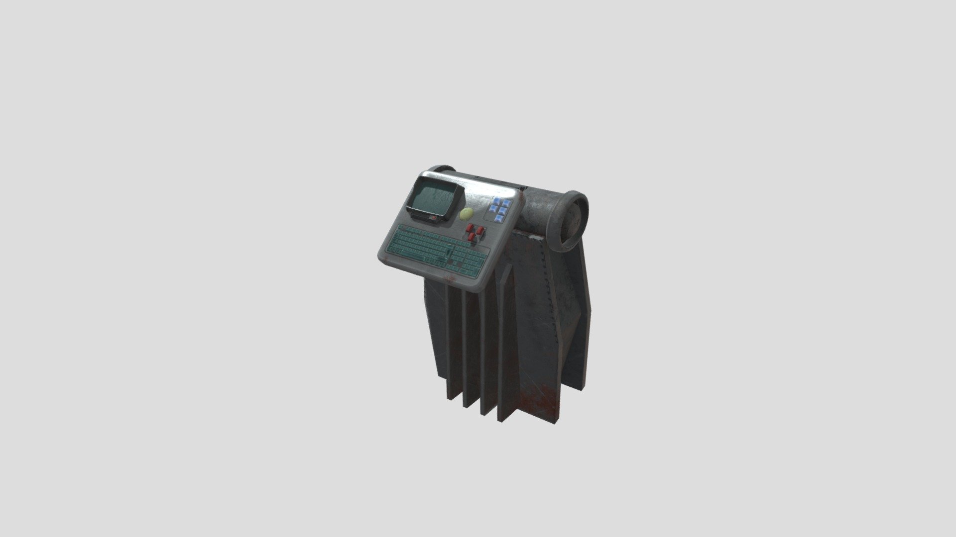 Fallout 2 terminal - 3D model by tipicultbiomassa [e09b84f] - Sketchfab