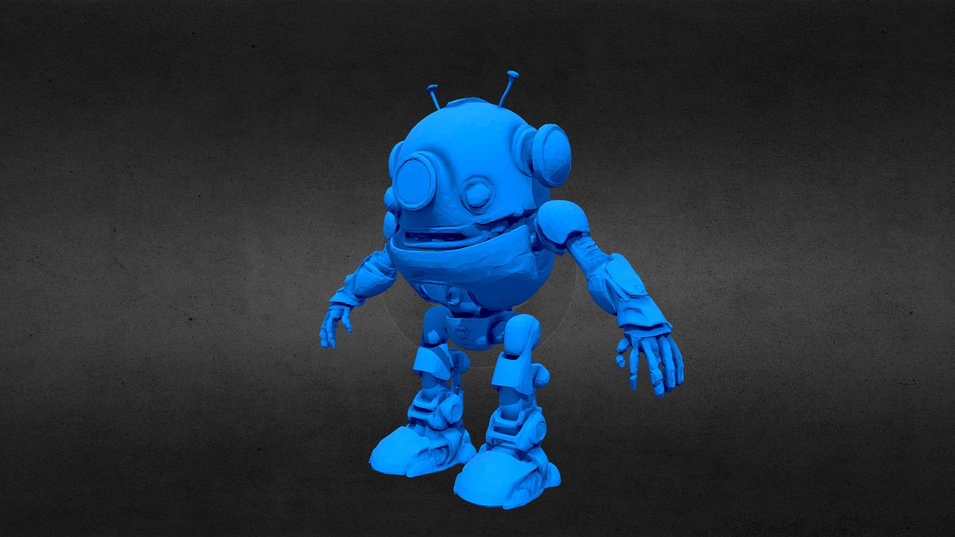 Robot Runner Lowpoly - 3D model by flarar-01 (@flarar) [e09ddcc ...