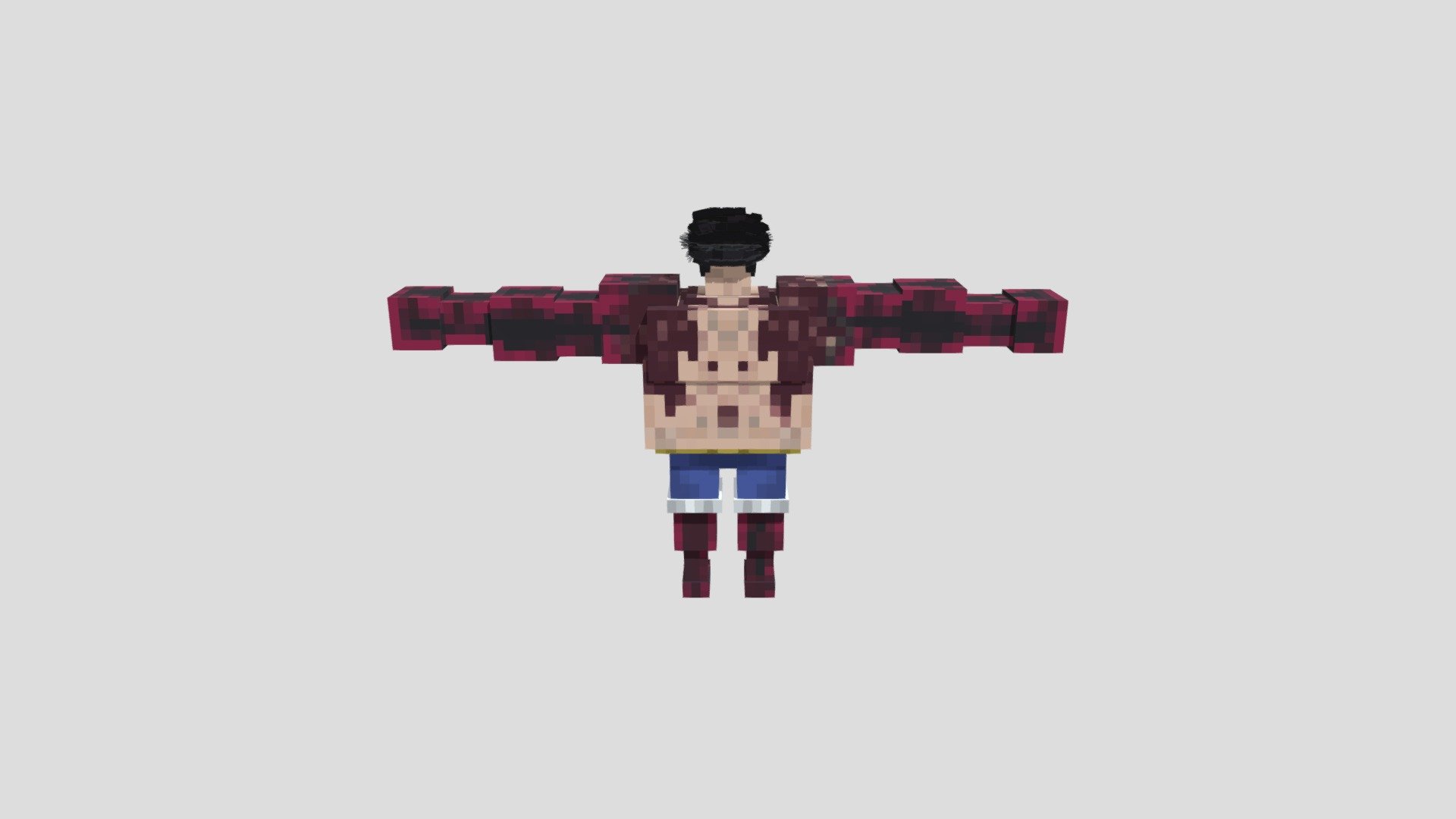 Gear 4 Luffy [Block Bench] - 3D model by Milo (@gaelzam703) [e0a0ae8 ...